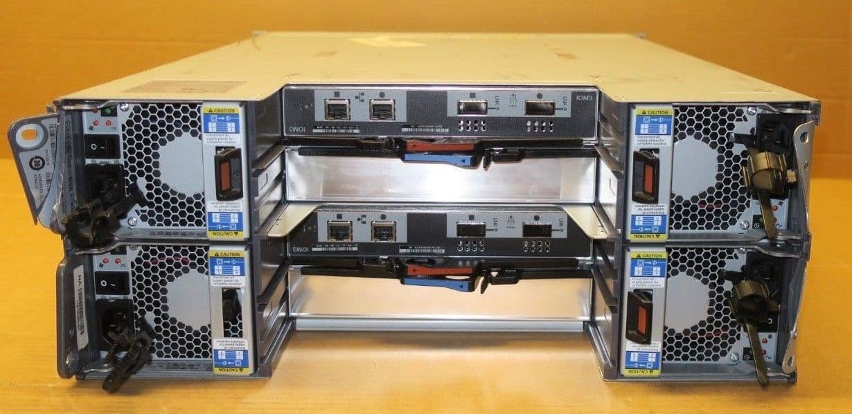 NetApp DS4243 430-00053 A0 10 8TB SAS HDD 2x IOM3 Controllers 4x PSU Array