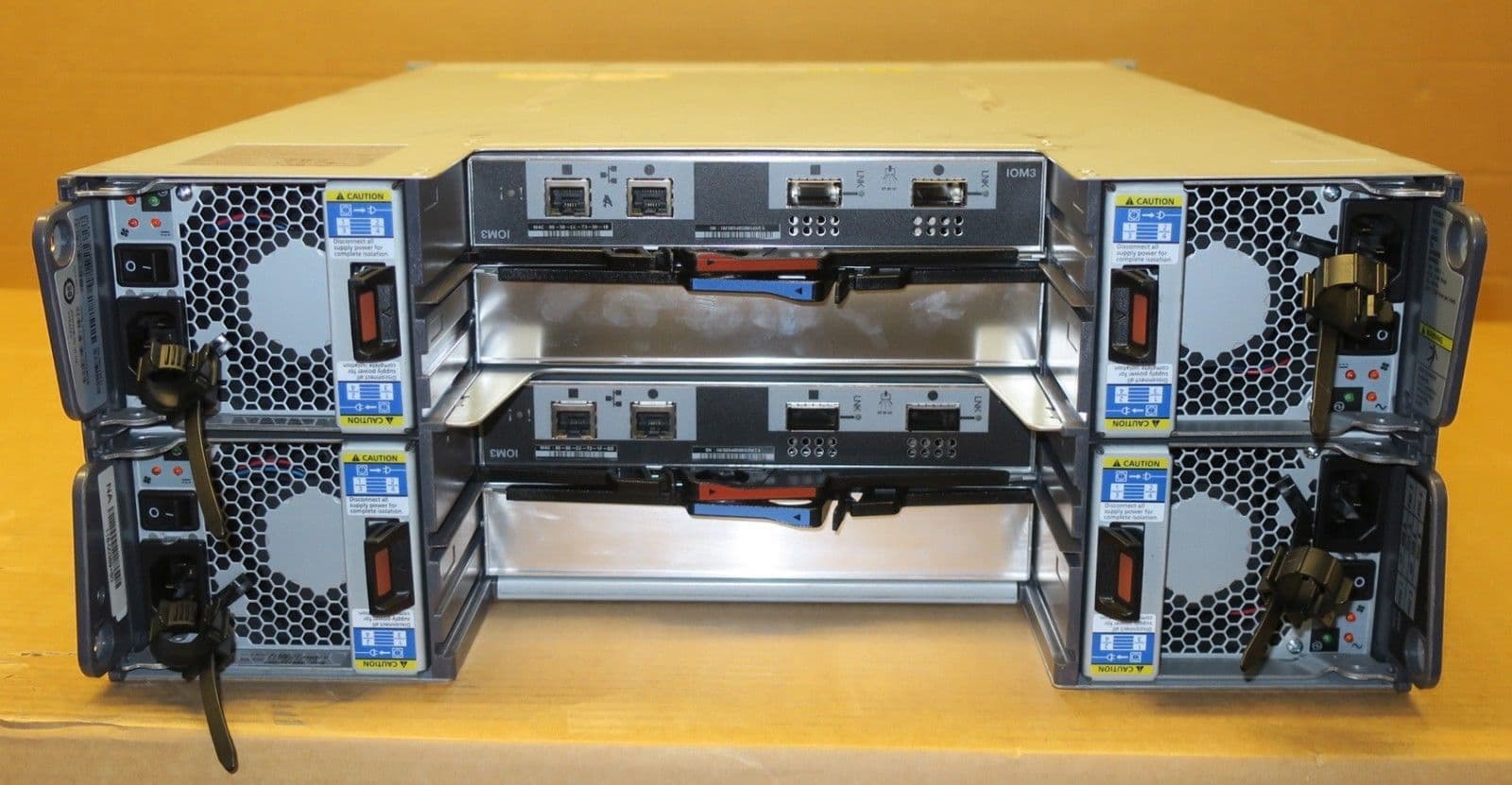 NetApp DS4243 430-00053 A0 12 6TB SAS HDD Dual IOM3 Controllers 4x PSU ...