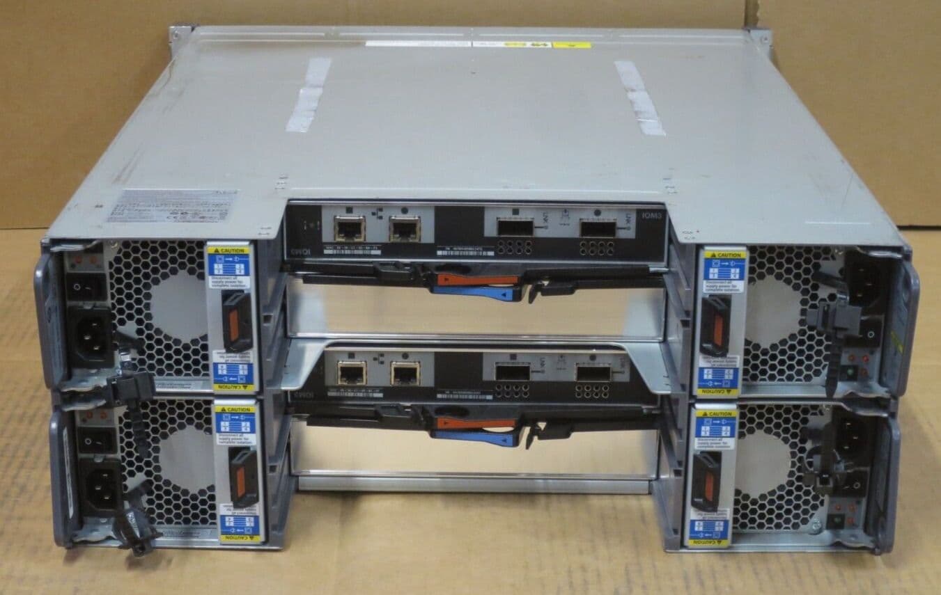 NetApp DS4243 NAJ-0801 Array 1 2TB 2x 600GB 15k SAS 108-00227 4x PSU