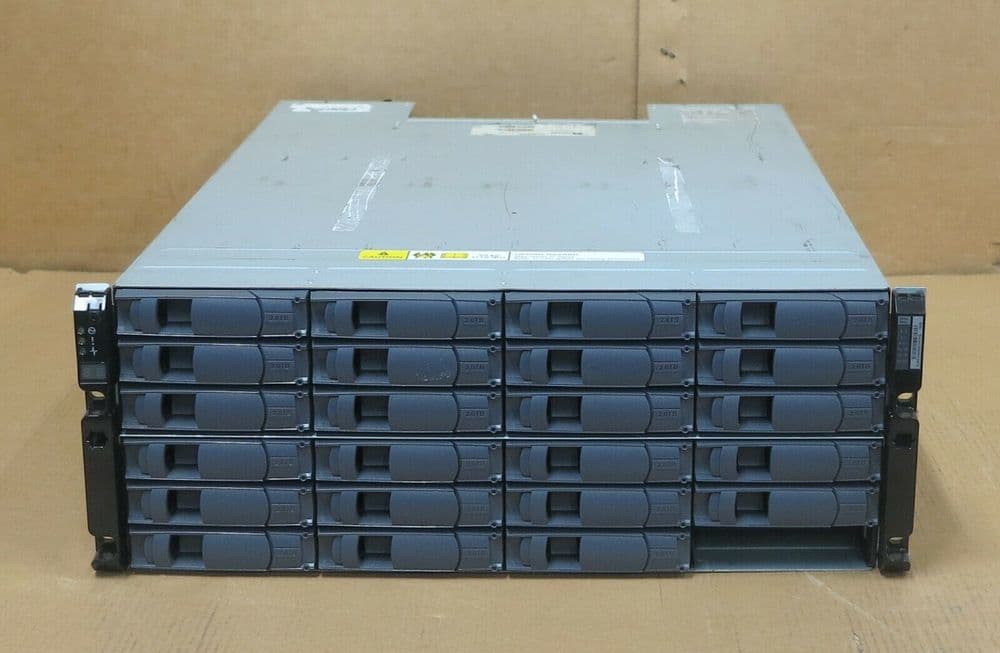 NetApp DS4243 NAJ-0801 Array 46TB 23x 2TB HDD X306A-R5 2x Controllers ...