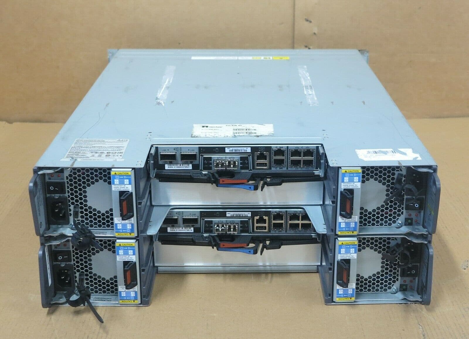 NetApp DS4243 NAJ-0801 Array 46TB 23x 2TB HDD X306A-R5 2x Controllers ...