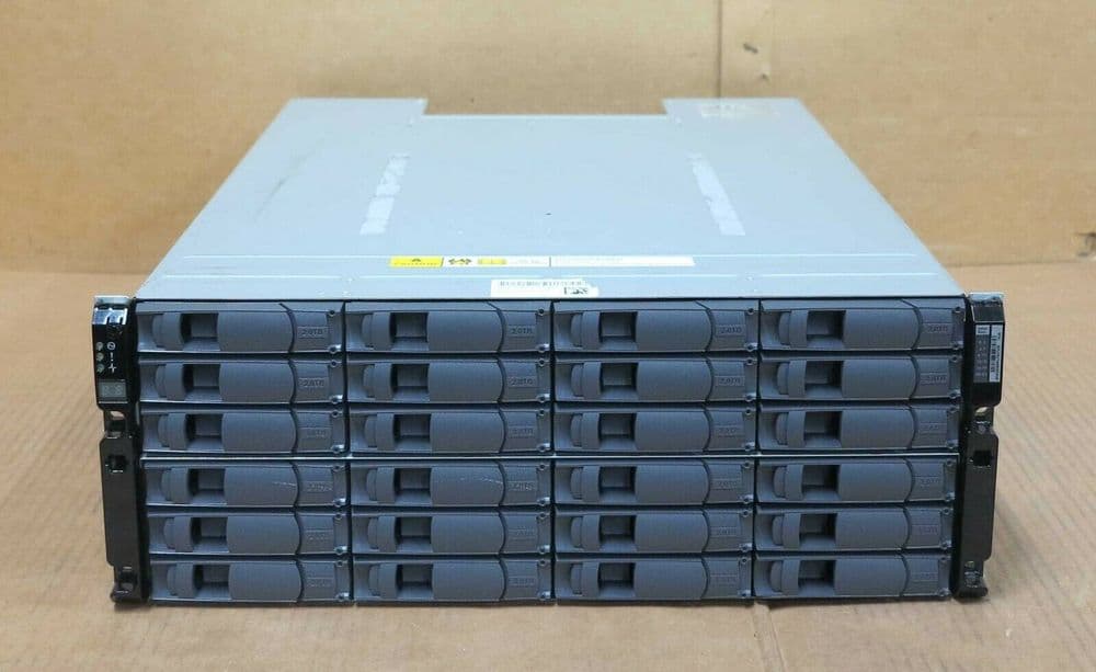 NetApp DS4243 NAJ-0801 Array 48TB 24x 2TB HDD X306A-R5 2x Controllers ...
