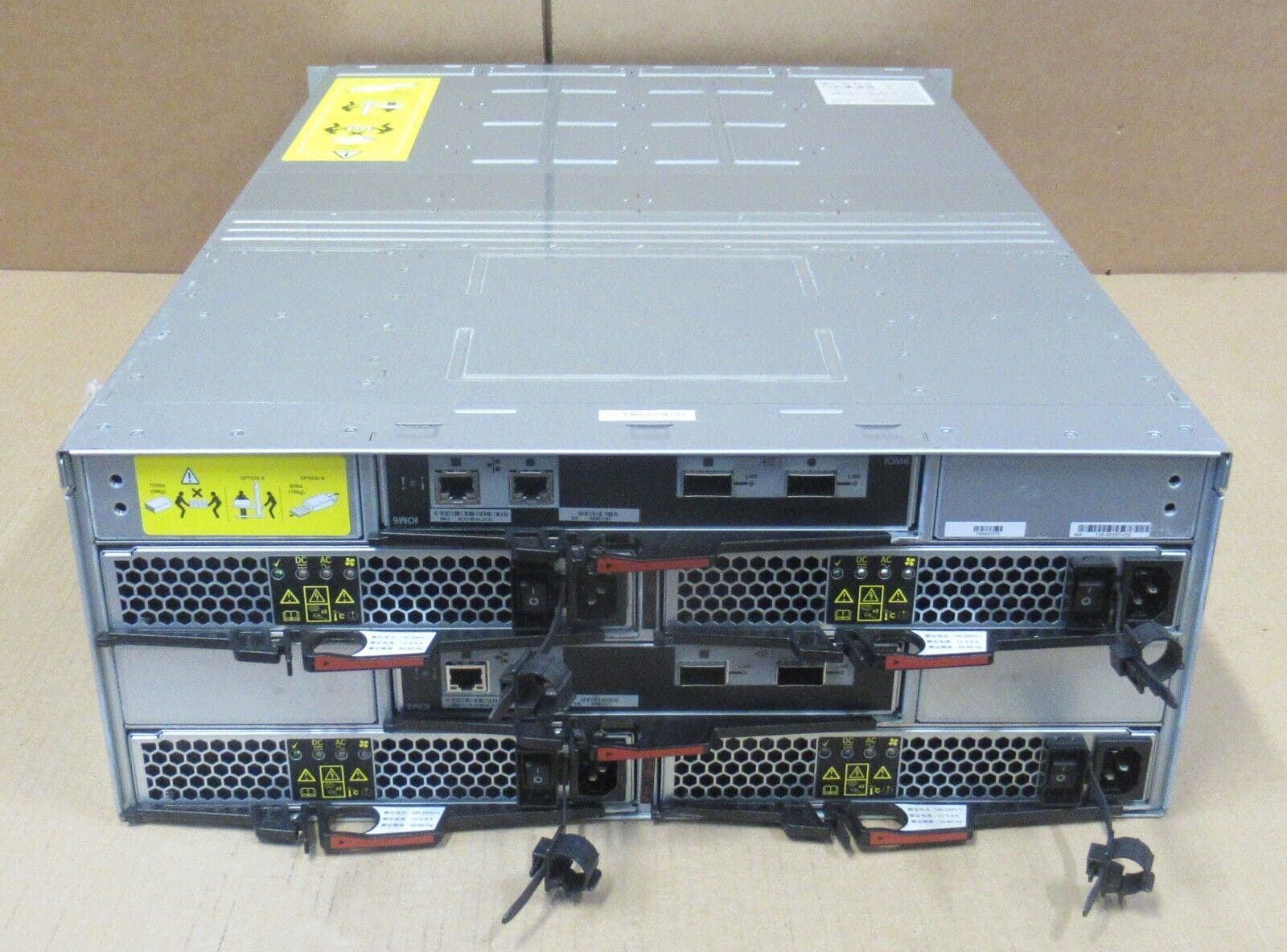 NetApp DS4486 144TB 24 x 6TB 2x IOM6 4x 750W PSU 4U Expansion Shelf