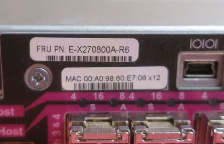 NetApp E-X270800A-R6 I/F-6 Storage Controller Module 4-Port 16Gb FC Module