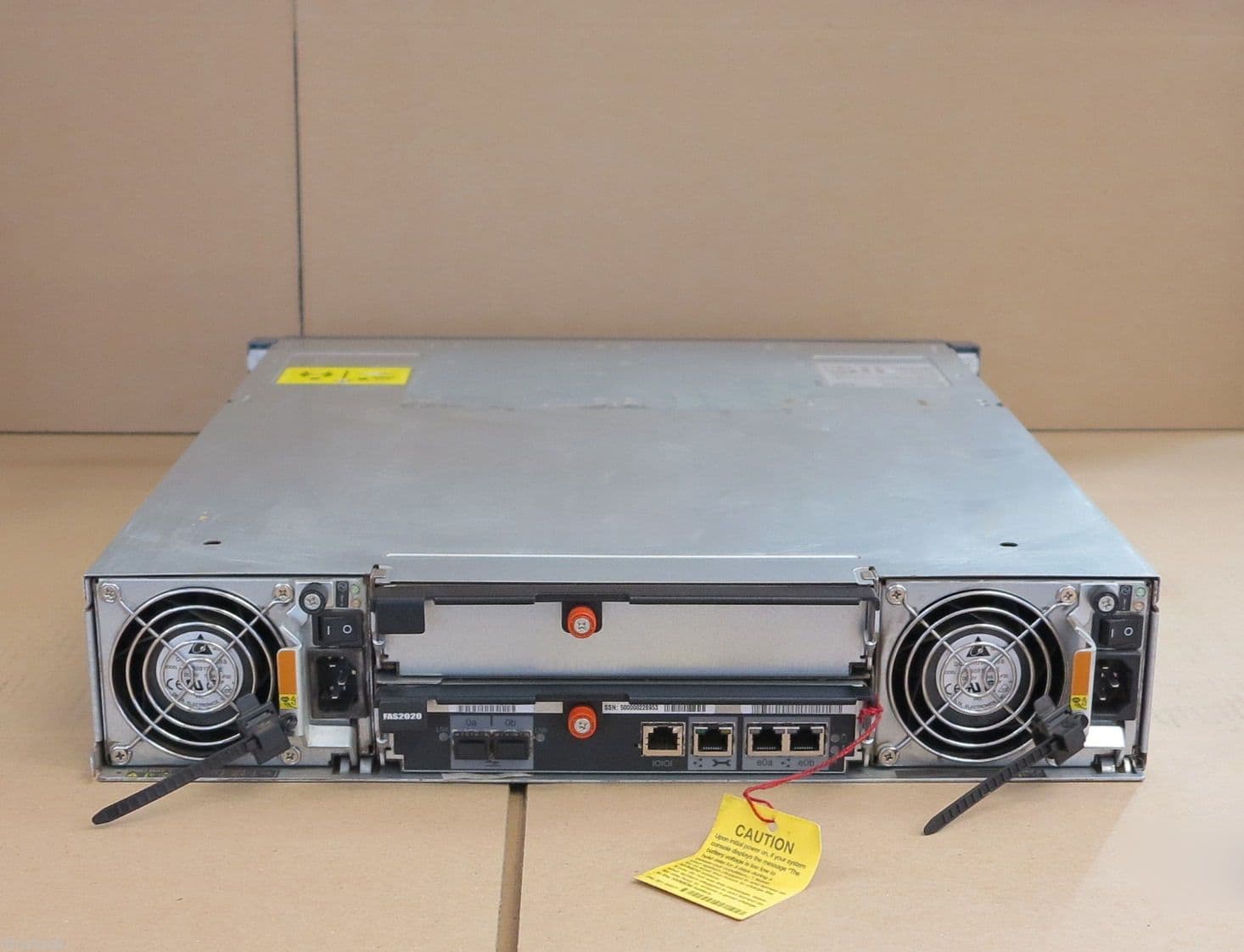 NetApp FAS2020 Filer iSCSI Storage Array Shelf 12TB SATA 7 2k Single ...