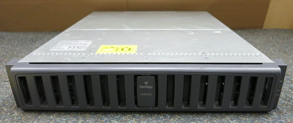 NetApp FAS2020 Filer iSCSI Storage Array Shelf NAF-0602 with caddies