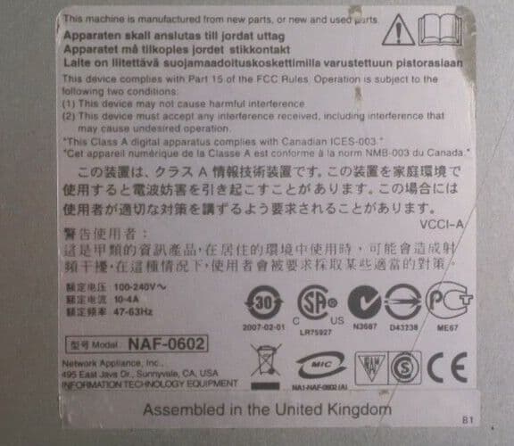 Netapp Fas2020 Naf 0602 12x 3 5 Bay Storage System 2x Psu Controller