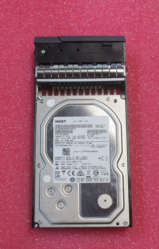 NetApp HGST 4TB 7 2K SAS 12G 128MB 3 5& x22; Hard Drive HDD SP-336A-R6 X336A-R6