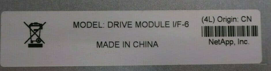 NetApp I/F-6 Drive Module With 4-Port 16Gb FC/ISCSI Host Interface E ...