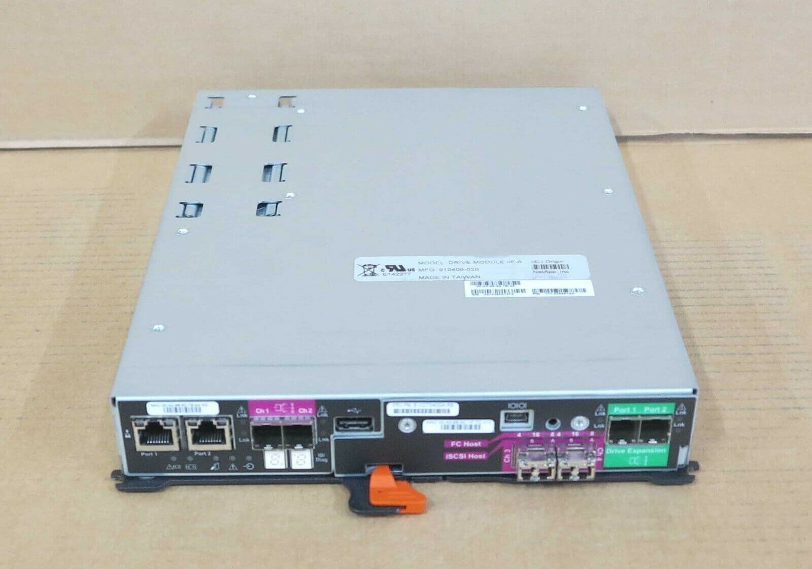 NetApp I/F-6 E2700A E-X270400A-R6 16GB/s FC Non iSCSI Storage Controller Module