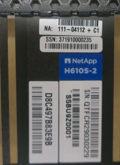 NetApp SolidFire H610S-2 Dual Scalable CPU 24-DIMM 12x NVMe Bay CTO ...