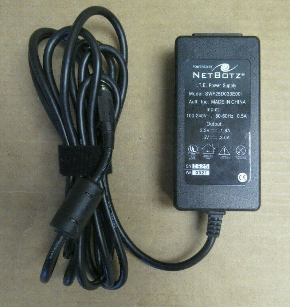 Netbotz I T E Power Supply Unit SWF25D033E001 5V - 3 0A AC Adapter