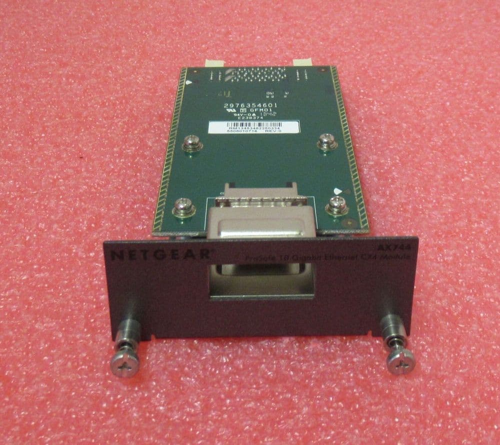 NetGear AX744-10000S AX744 ProSafe 10 Gigabit Ethernet InfiniBand CX4 ...