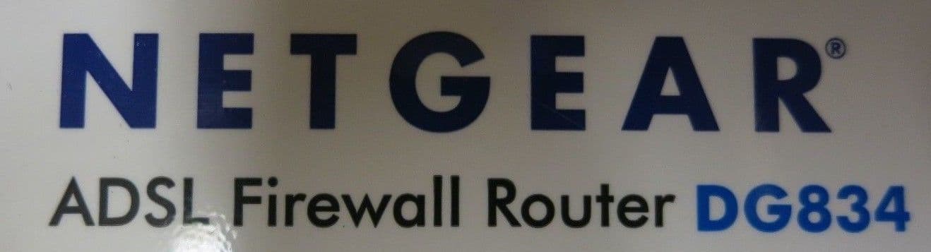 Netgear DG834 4 Port ADSL Firewall Network Router With AC Power Adapter