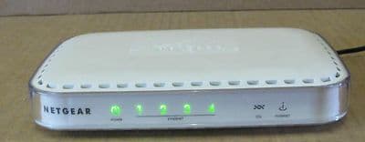 NETGEAR DG834 ADSL 2 4-Port 10/100Mbps Modem Firewall router P/n DG834-v4