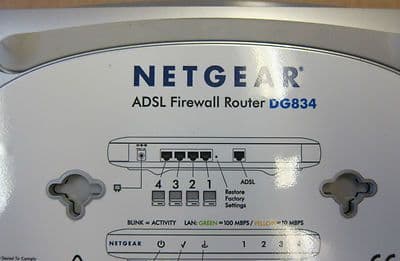 NETGEAR DG834 ADSL Modem Firewall router