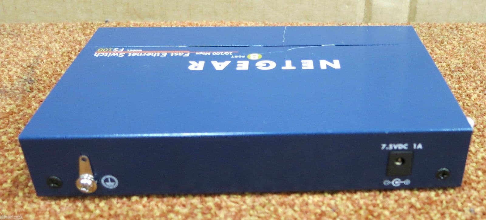 Netgear FS108 8-Port 10/100Mbp/s Fast Ethernet Network Switch With PSU