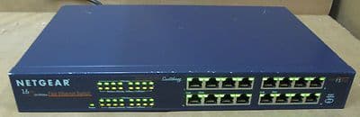 Netgear FS516 16-Port 10/100Mbp/s Fast Ethernet Switch Hub Networking ...