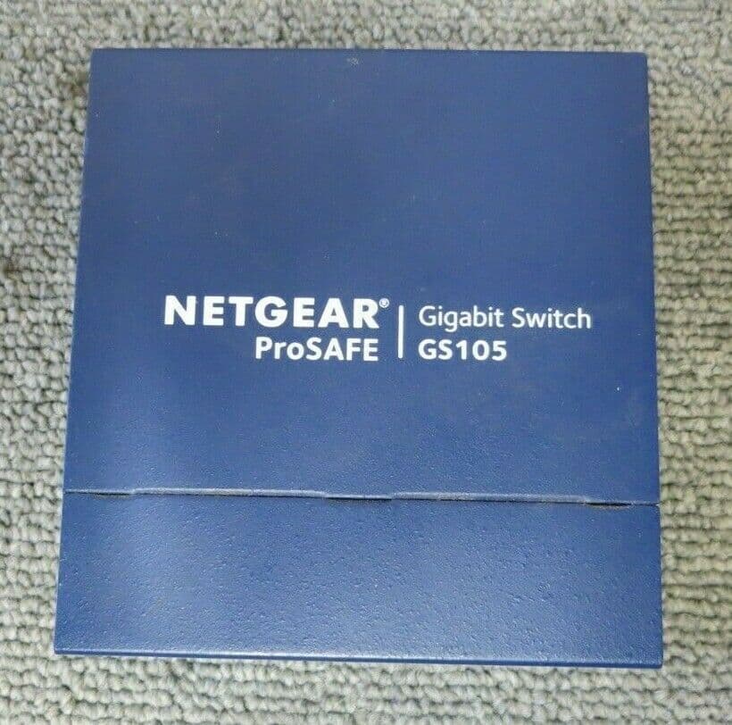 Netgear GS105v5 ProSafe 5 Port Gigabit Ethernet Unmanaged Desktop Switch