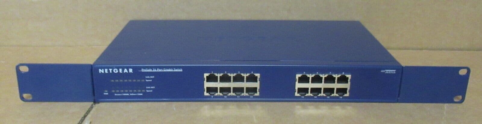 Netgear JGS516 Prosafe 16-Port Gigabit Ethernet Network Switch Rackmount