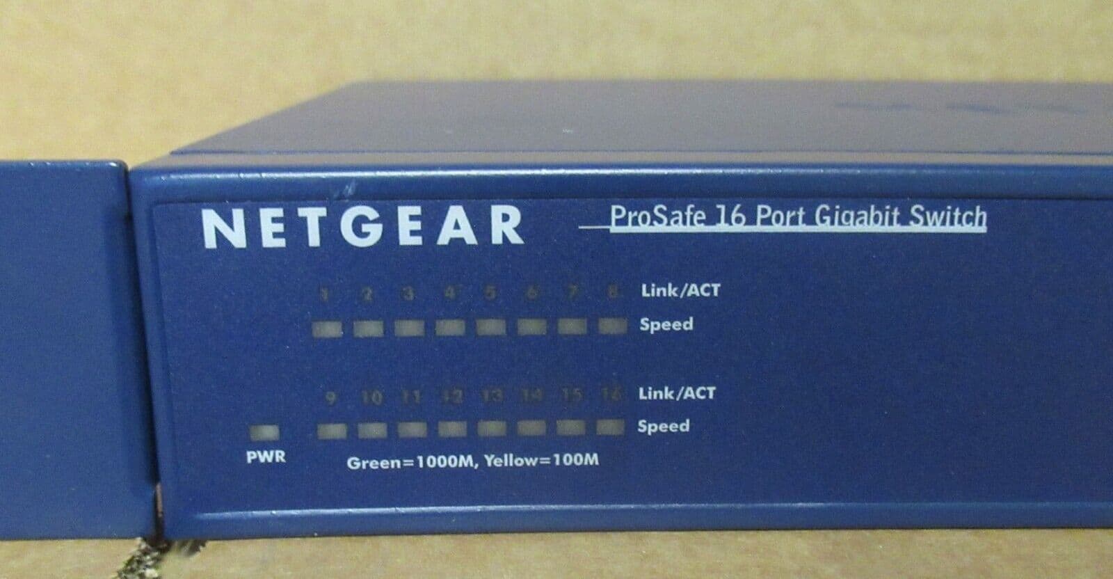 Netgear JGS516 Prosafe 16-Port Gigabit Ethernet Network Switch Rackmount