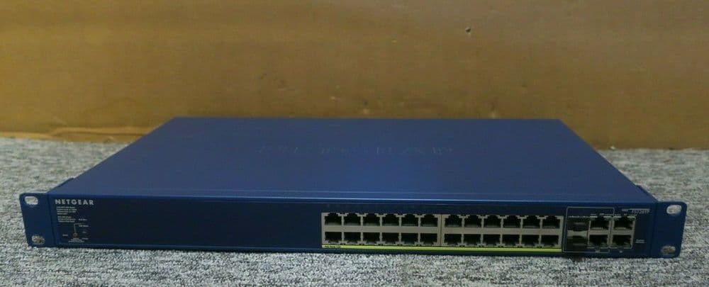 Netgear Prosafe FS728TP 24 Port Fast Ethernet Port PoE Network ...