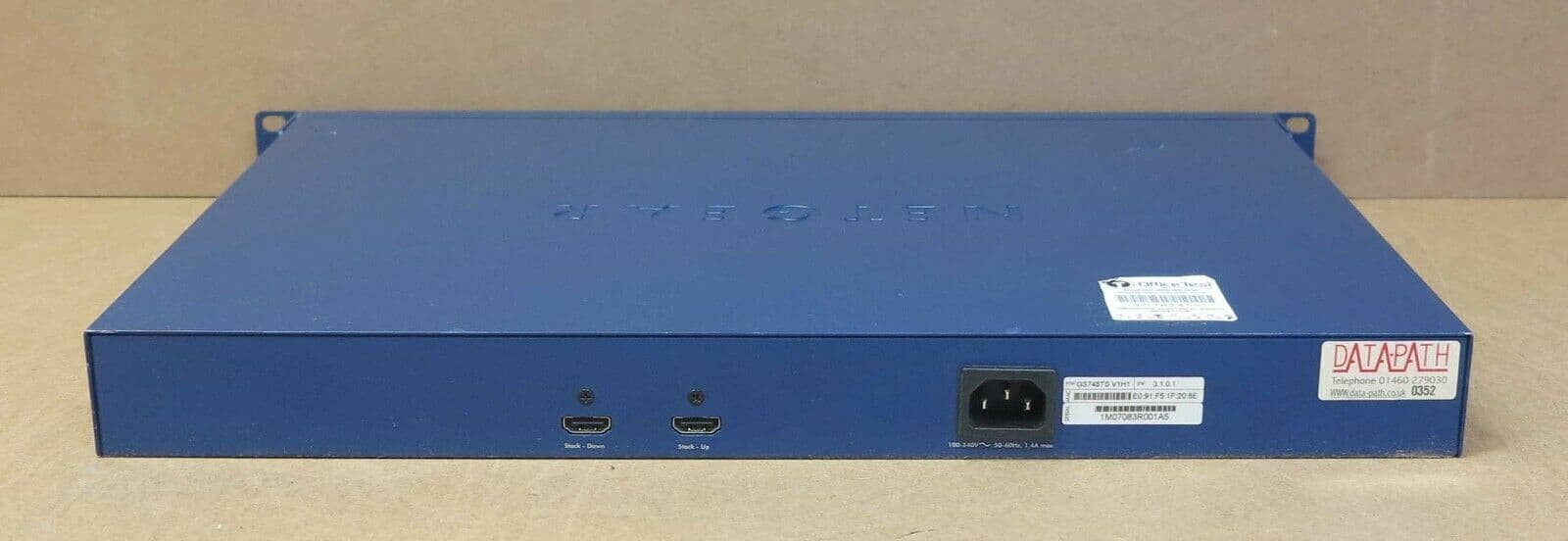 Netgear ProSAFE GS748TS 48-Port Smart Managed Stackable Gigabit Switch Ears