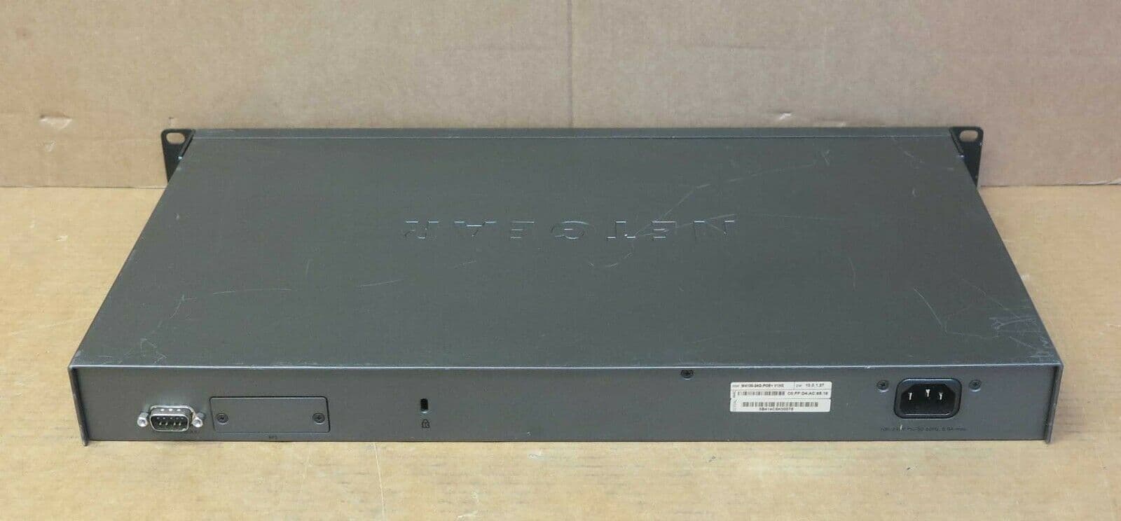 Netgear ProSAFE M4100-24G-POE 24-Port Layer 2 GbE PoE Switch GSM7224P Ears