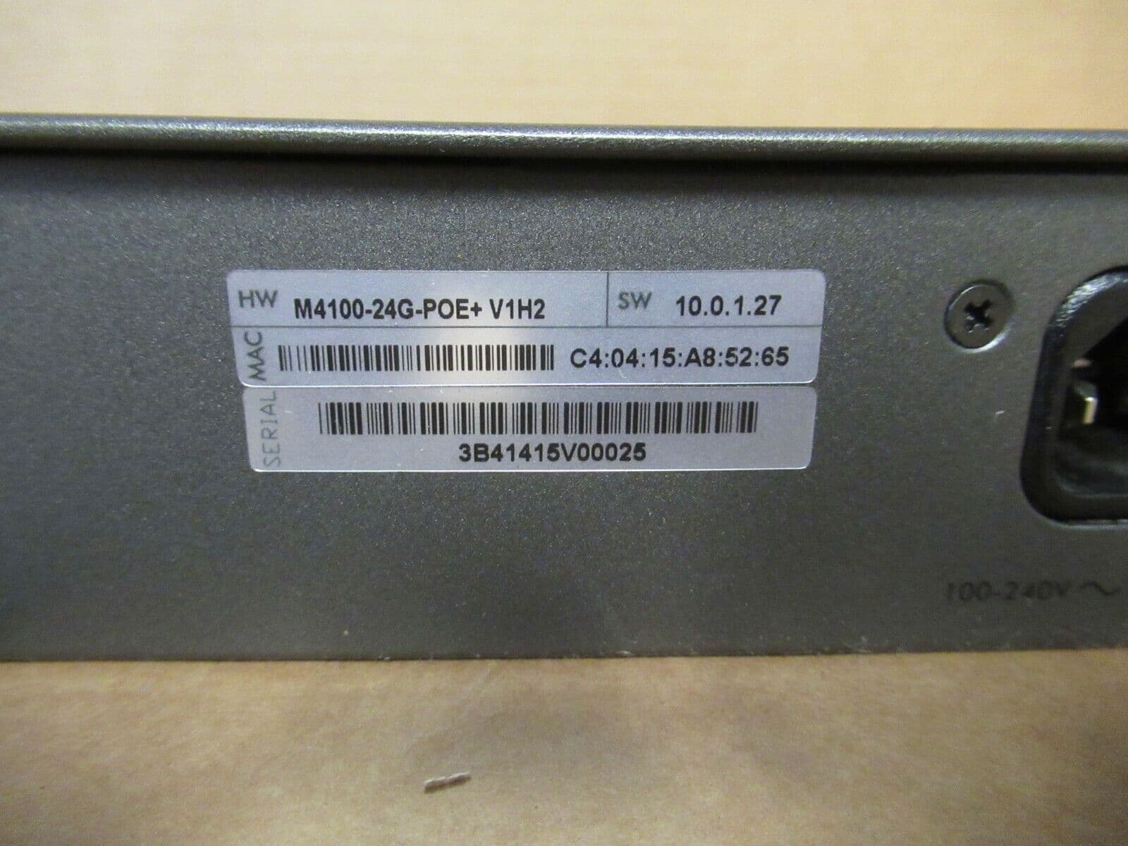 Netgear ProSAFE M4100-24G-POE 24Port Gigabit Layer 2 GbE PoE Switch ...