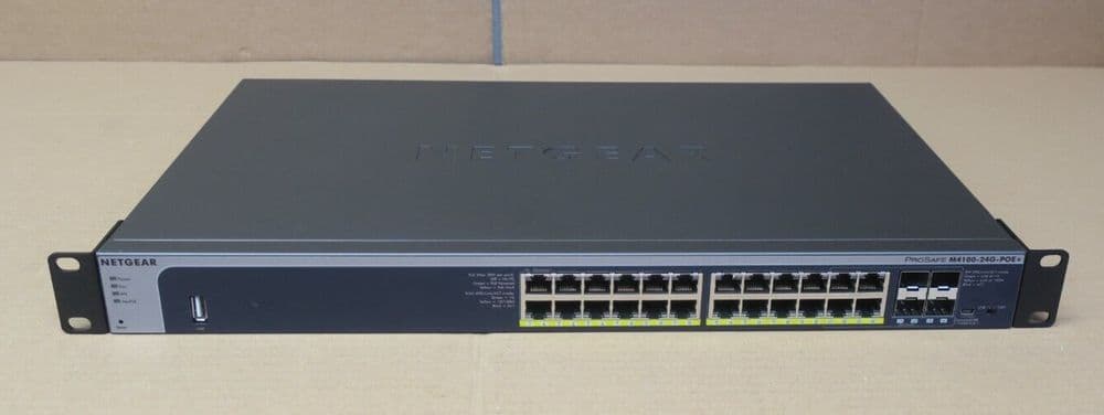 Netgear ProSAFE M4100-24G-POE 24x 1GbE PoE 4x 1G SFP Port L2 Switch ...