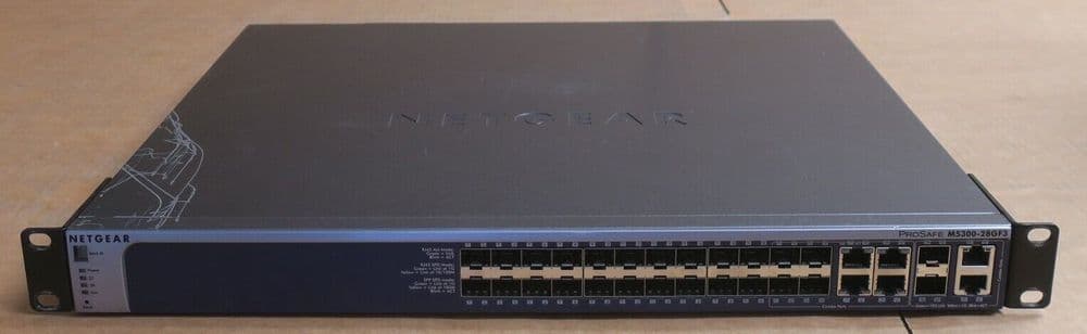 Netgear ProSafe M5300-28GF3 24-Port Gigabit Fibre SFP L3 Managed Switch ...