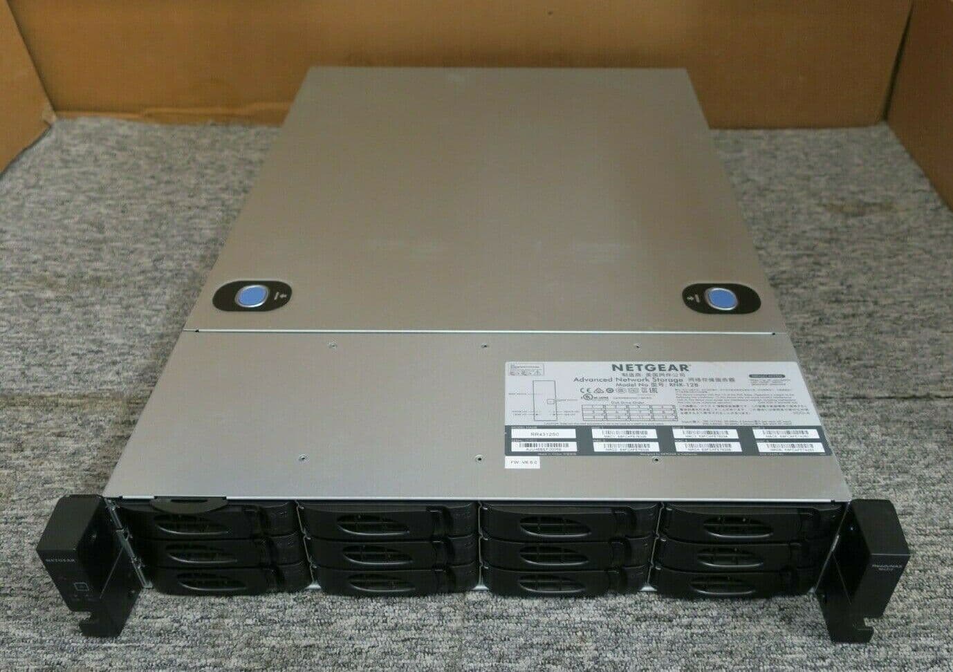 Netgear ReadyNAS 4312S Network Attached Storage Array 12Bay 2U 10Gbe ...
