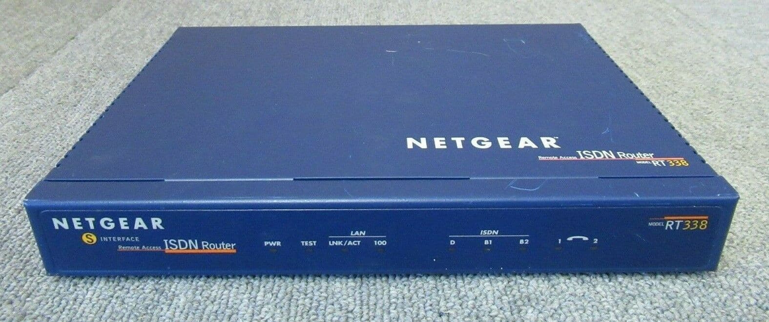 NetGear RT338 ISDN Router 1 x 10/100Base-TX LAN 1 x ISDN BRI WAN