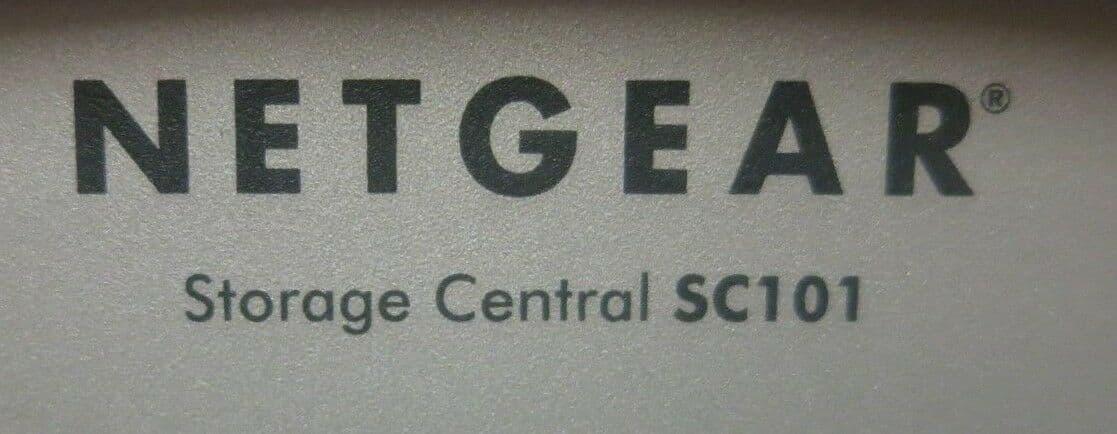 Netgear SC101 Storage Central Fanless Silent With AC Power Adapter