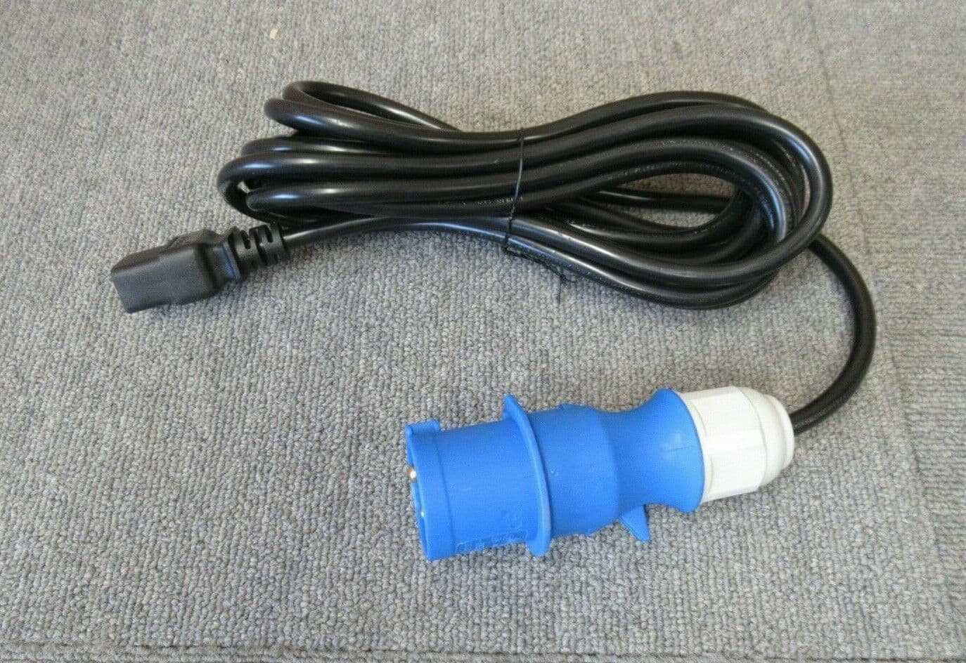 New 16A 5M 16FT Power Cable / Power Cord Black IEC-309 To C19 Female
