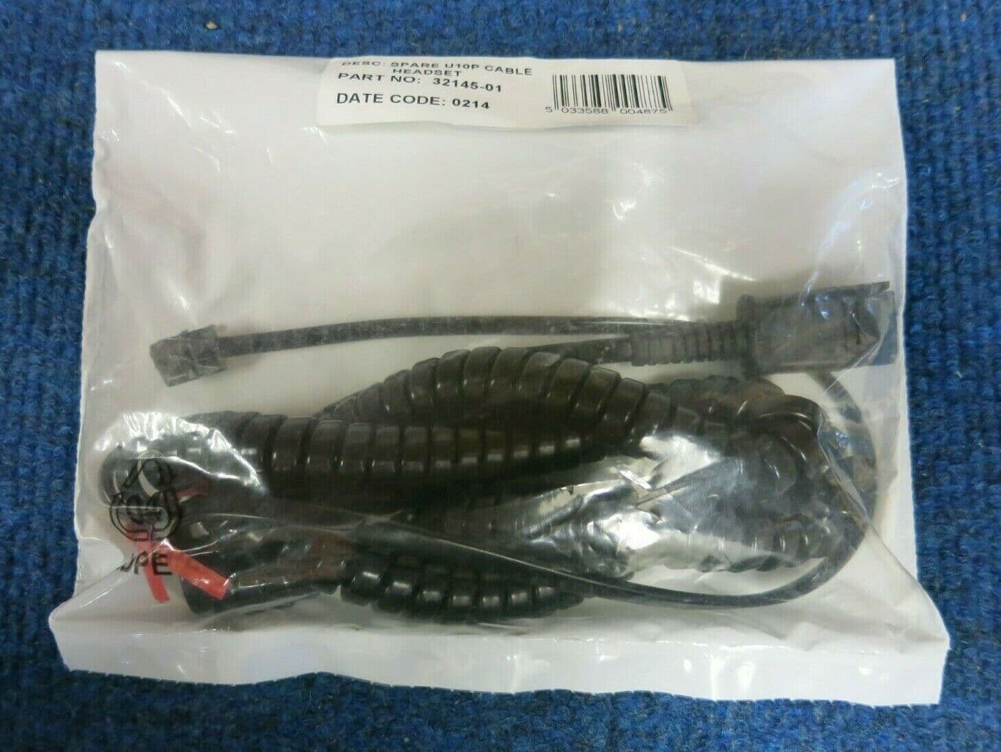 New 2 x Plantronics 32145-01 U10P RJ11 Telephone Headset Connection ...