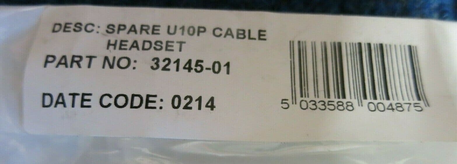 New 2 x Plantronics 32145-01 U10P RJ11 Telephone Headset Connection ...