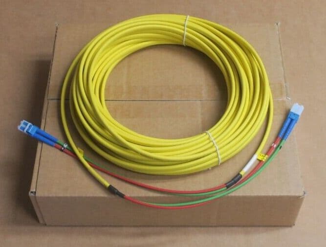 NEW 20M 20 Metre Fibre Optic FC Cable SMF DLC-DLC Single-Mode M 9/125