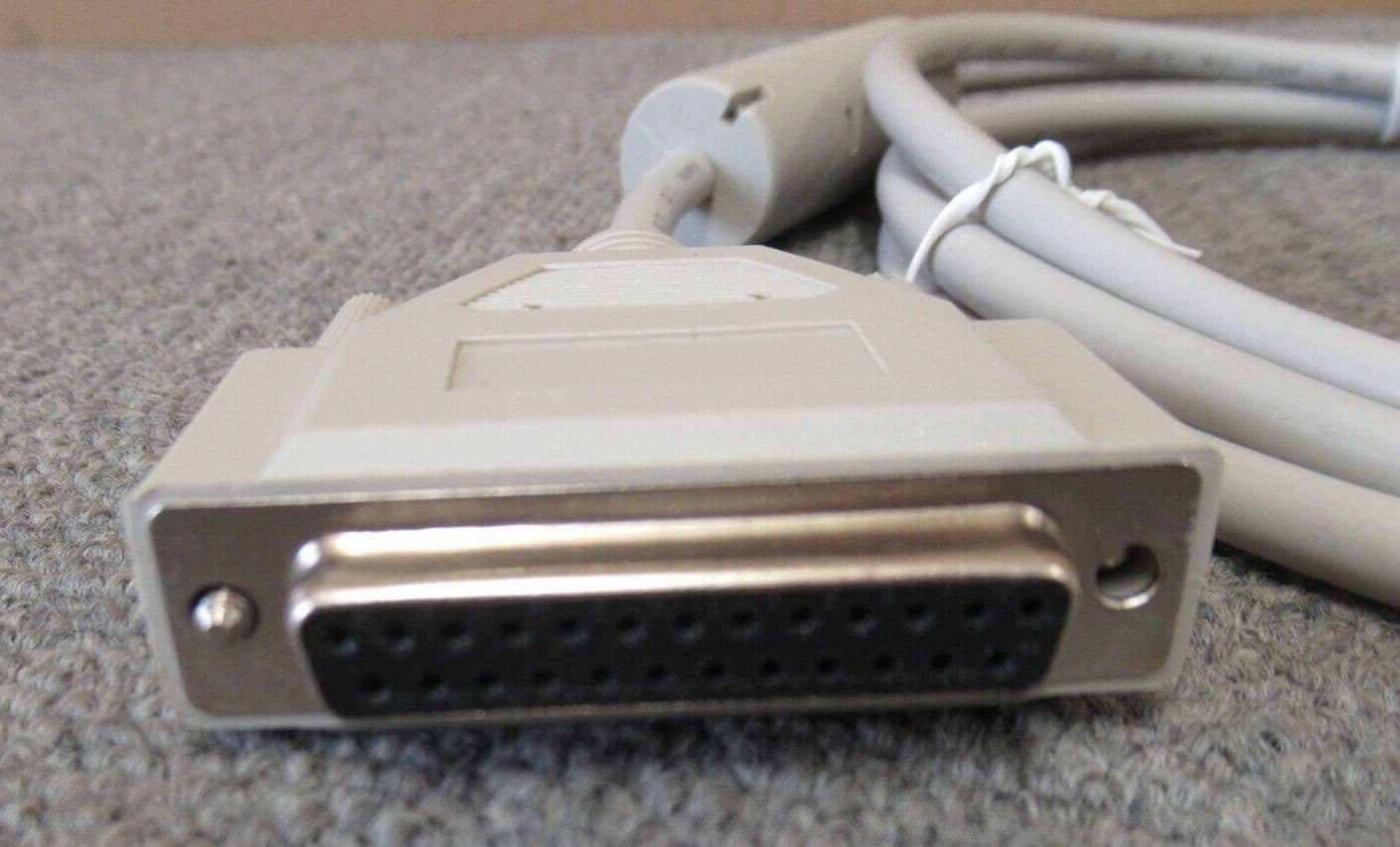 New 2M Grey Printer Cable D-Sub 9-Pin Female To D25 NULL Female