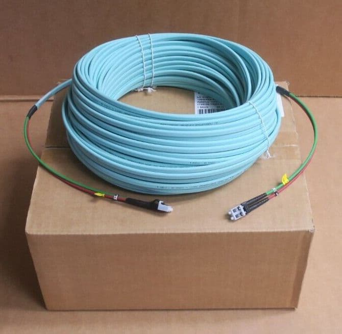 NEW 50M 50 Metre OM3 Multi-Mode LWL LC-LC I-VHH 2G 50/125 Fibre Optic ...