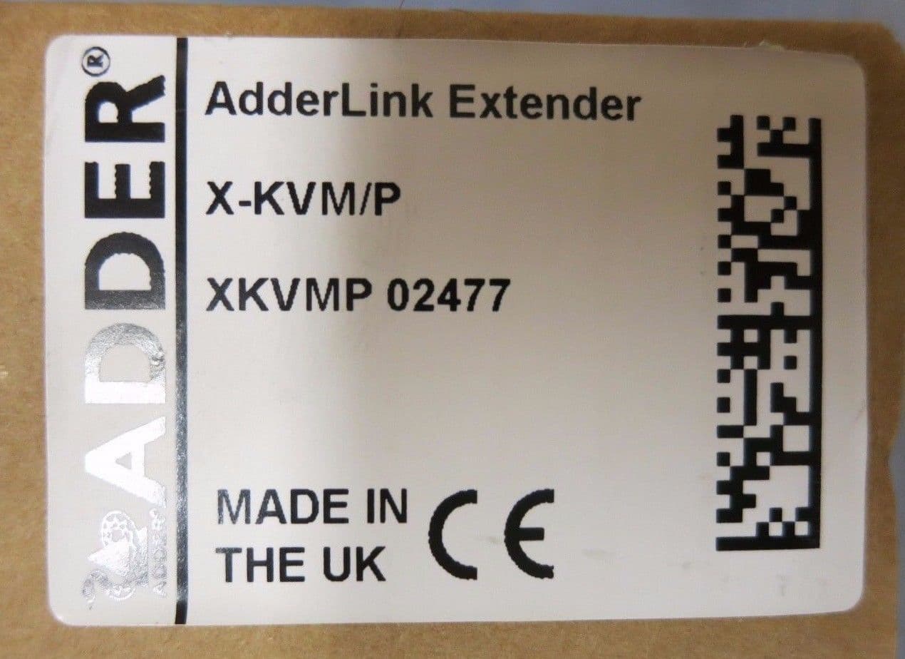 NEW Adder X-series X-KVM/P KVM Cat 5 & Cat 6 Extender