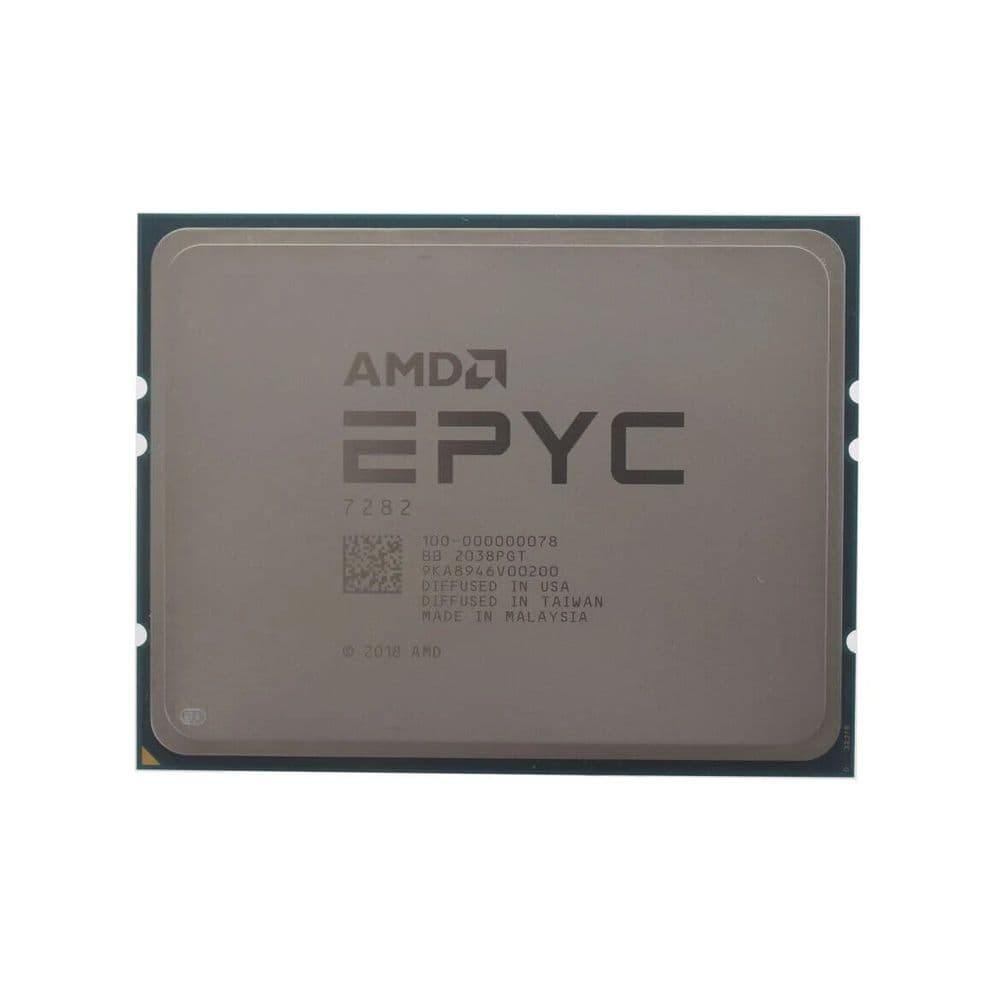 NEW AMD EPYC 7282 Sixteen-Core 2 8GHz 64MB L3 SP3 CPU Processor - 100 ...