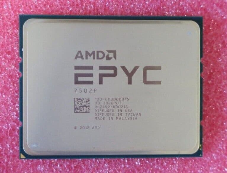 NEW AMD EPYC 7502P 32-Core 2 50GHz 128MB L3 Cache CPU Processor - 100-000000045