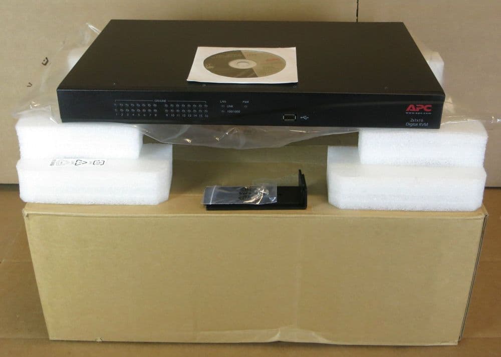New APC AP5610 2x1x16 Digital KVM Switch With VM 16 Port - 520-701-501