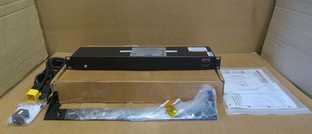 NEW APC AP7921B Switched Rack PDU 1PH 16A 8 Outlets C13 1U Rackmount ...