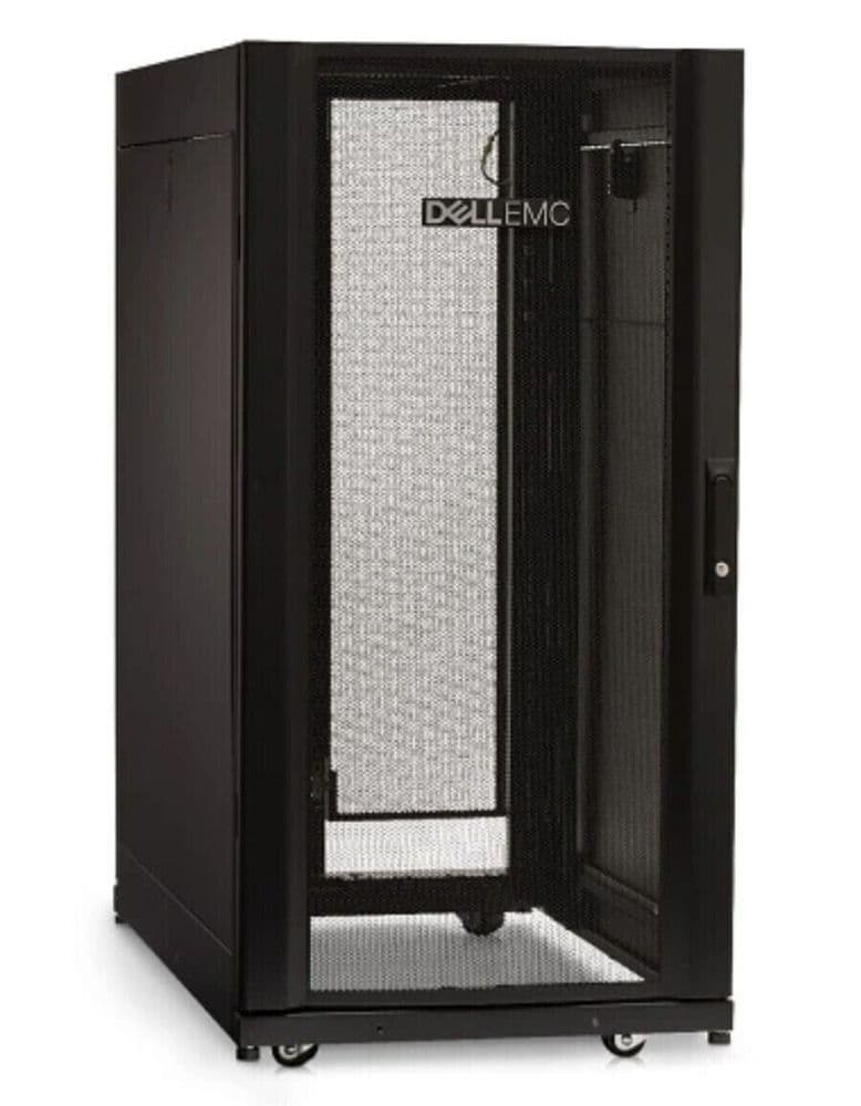 New APC Dell AR3104X717 Netshelter SX 24U Server Rack Enclosure Cabinet ...