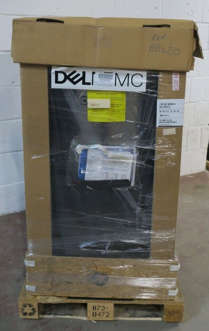 New APC Dell AR3104X717 Netshelter SX 24U Server Rack Enclosure Cabinet ...
