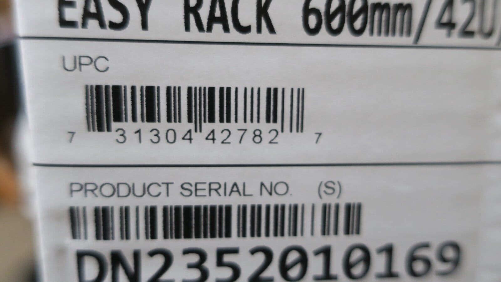 NEW APC Easy Rack ER6212 19" 600 x 1100mm IT Networking Rack Cabinet ...