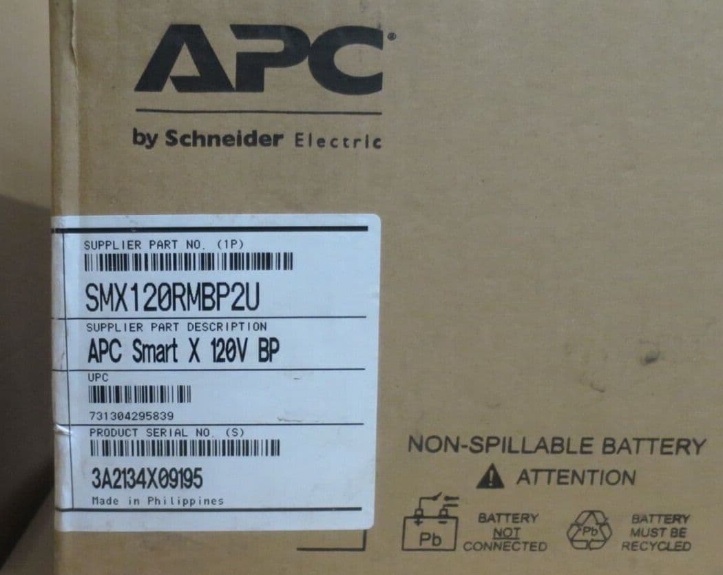 New APC External Battery Pack Smart X 120V BP SMX120RMBP2U For UPS