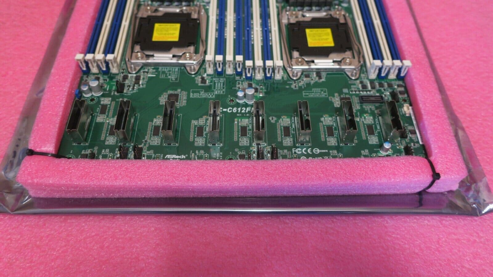 NEW ASRock Rack MC-C612FM Server Motherboard Dual LGA-2011-3 Socket ...